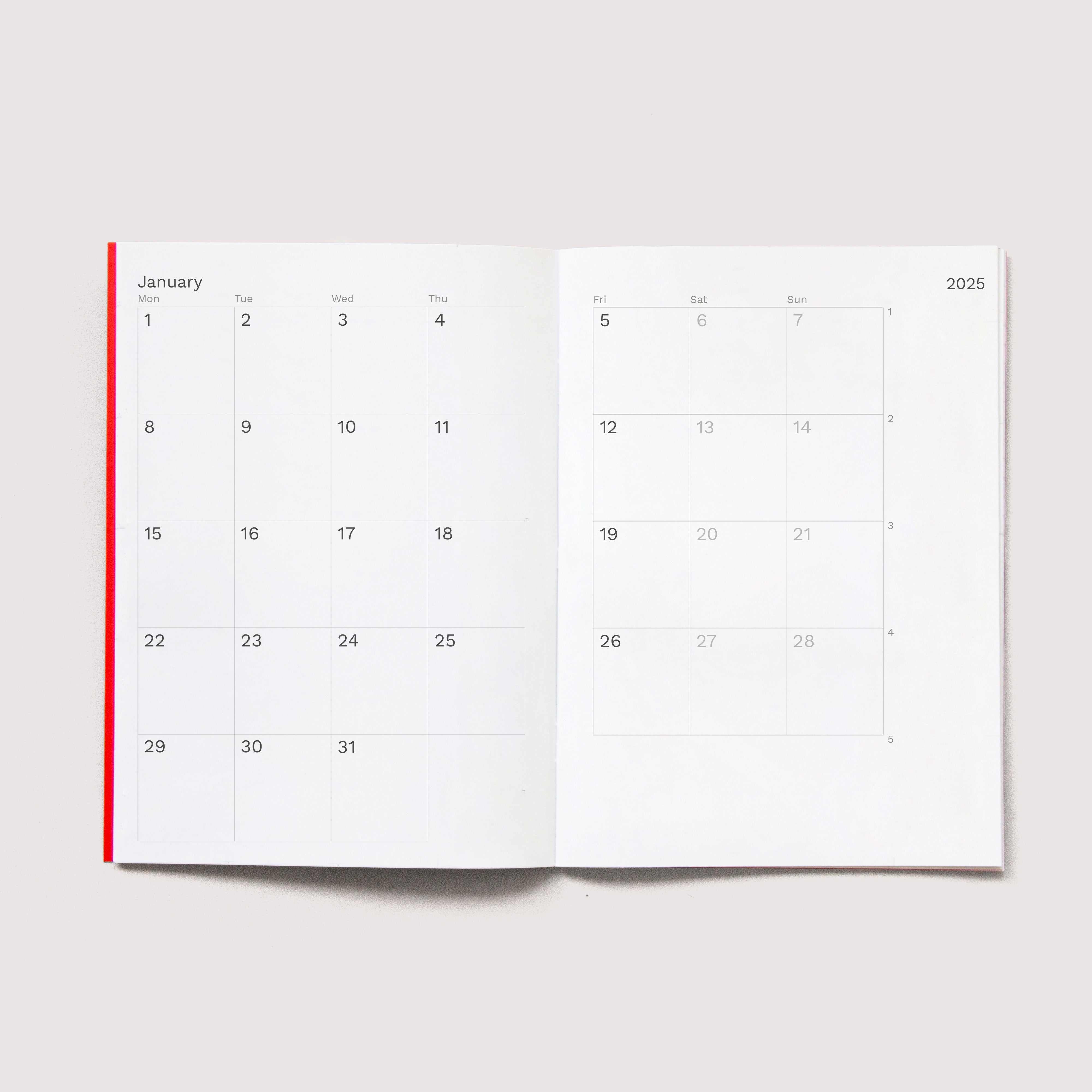 2025 Mini Monthly Planner, A6 Size. Best Planner, minimal Design ...