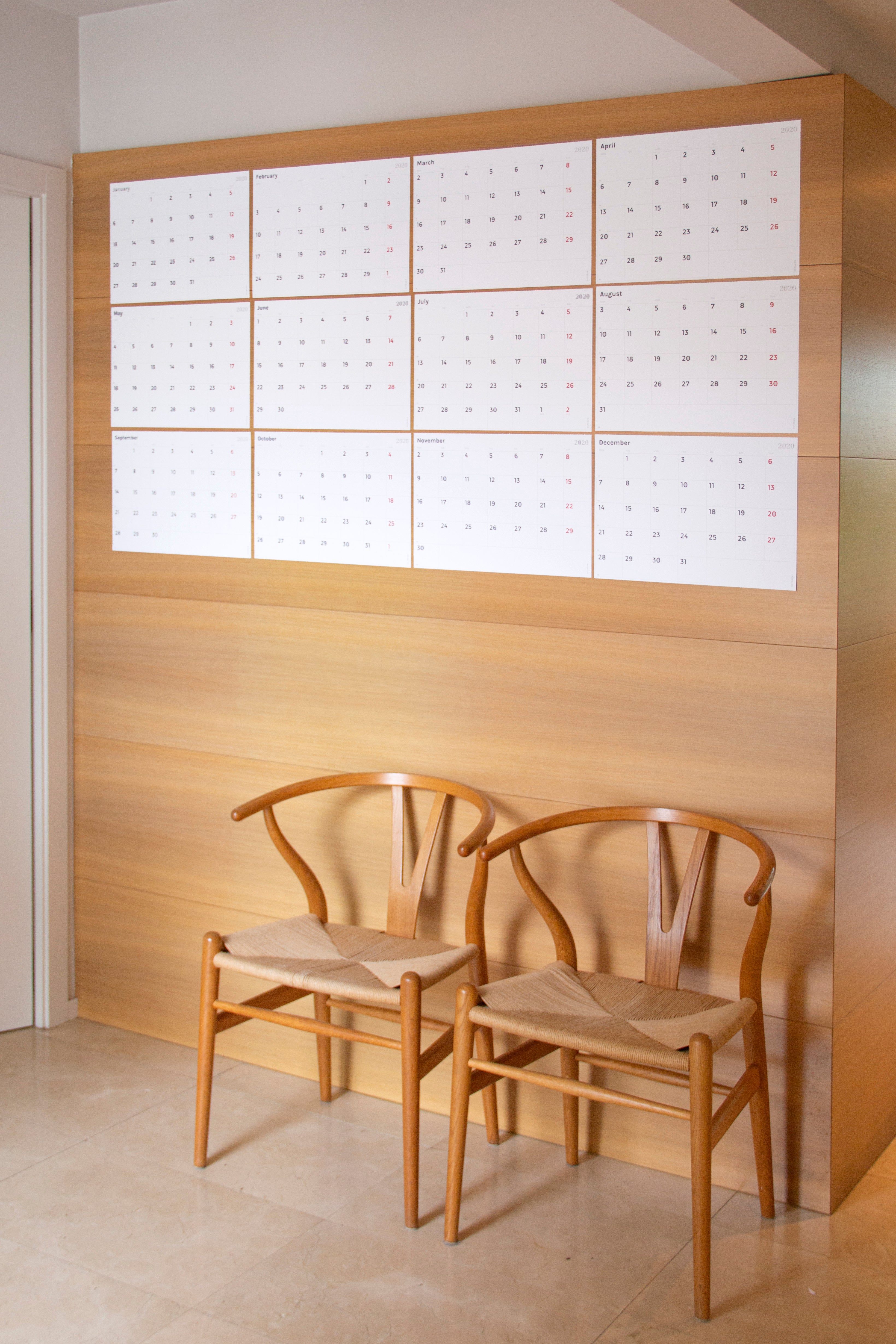 2025 Octàgon Design Wall Planner | Minimal design | Best Calendar | A3 ...