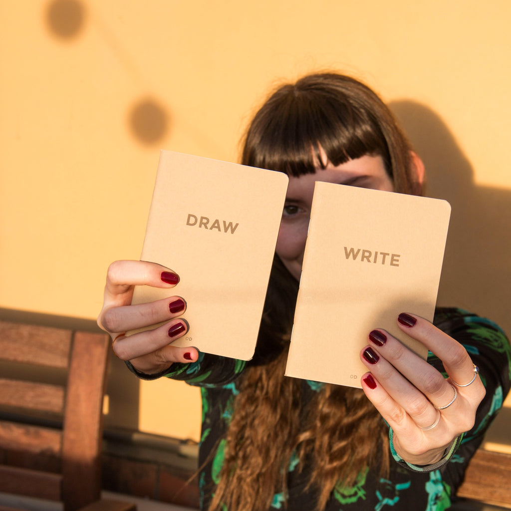 Draw Mini | Memo Book | Recycled paper | Plain paper, Similar A6 size ...