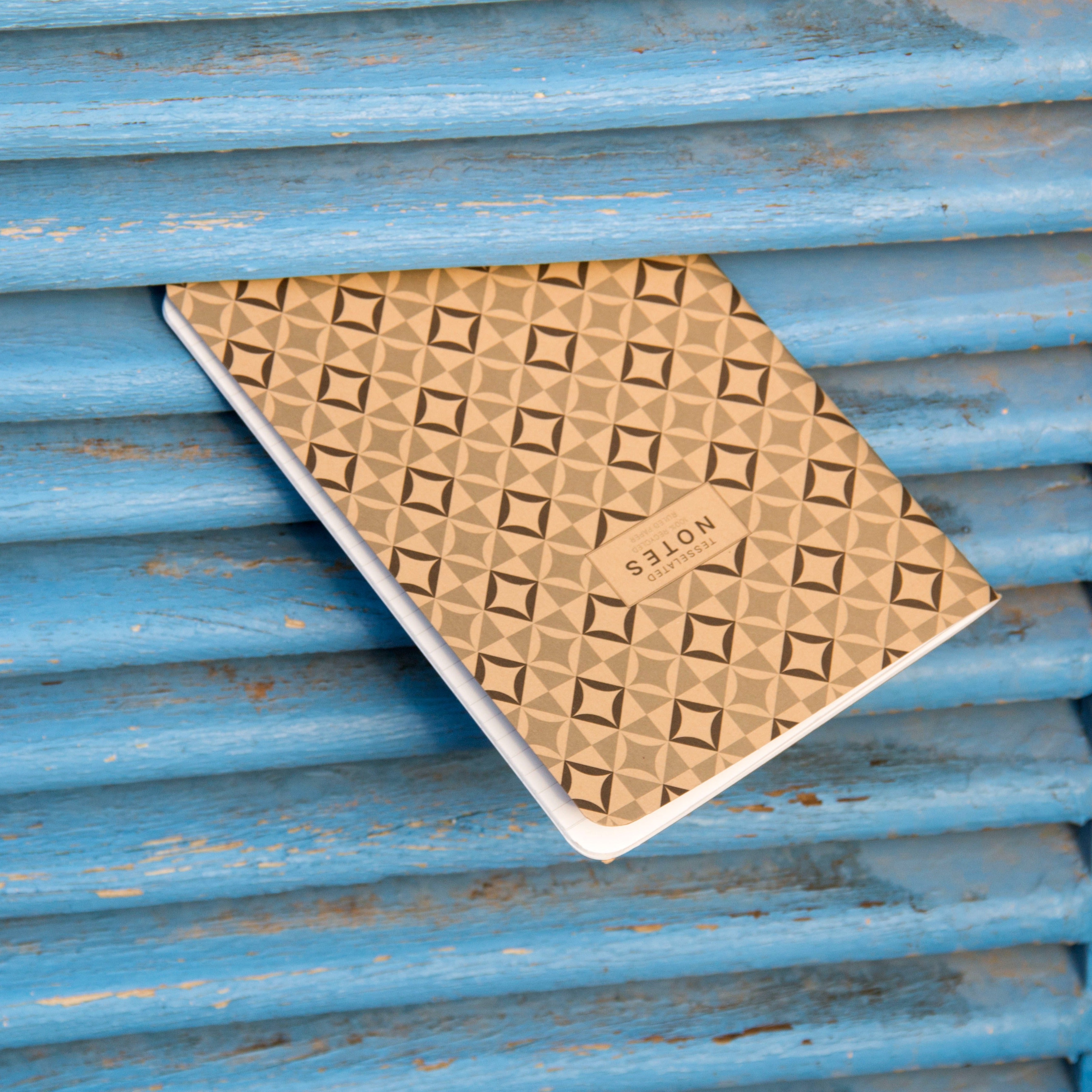 Tesselated Notes · Recycled Paper Notebook · Ruled Paper, Sim. A5 Size ...