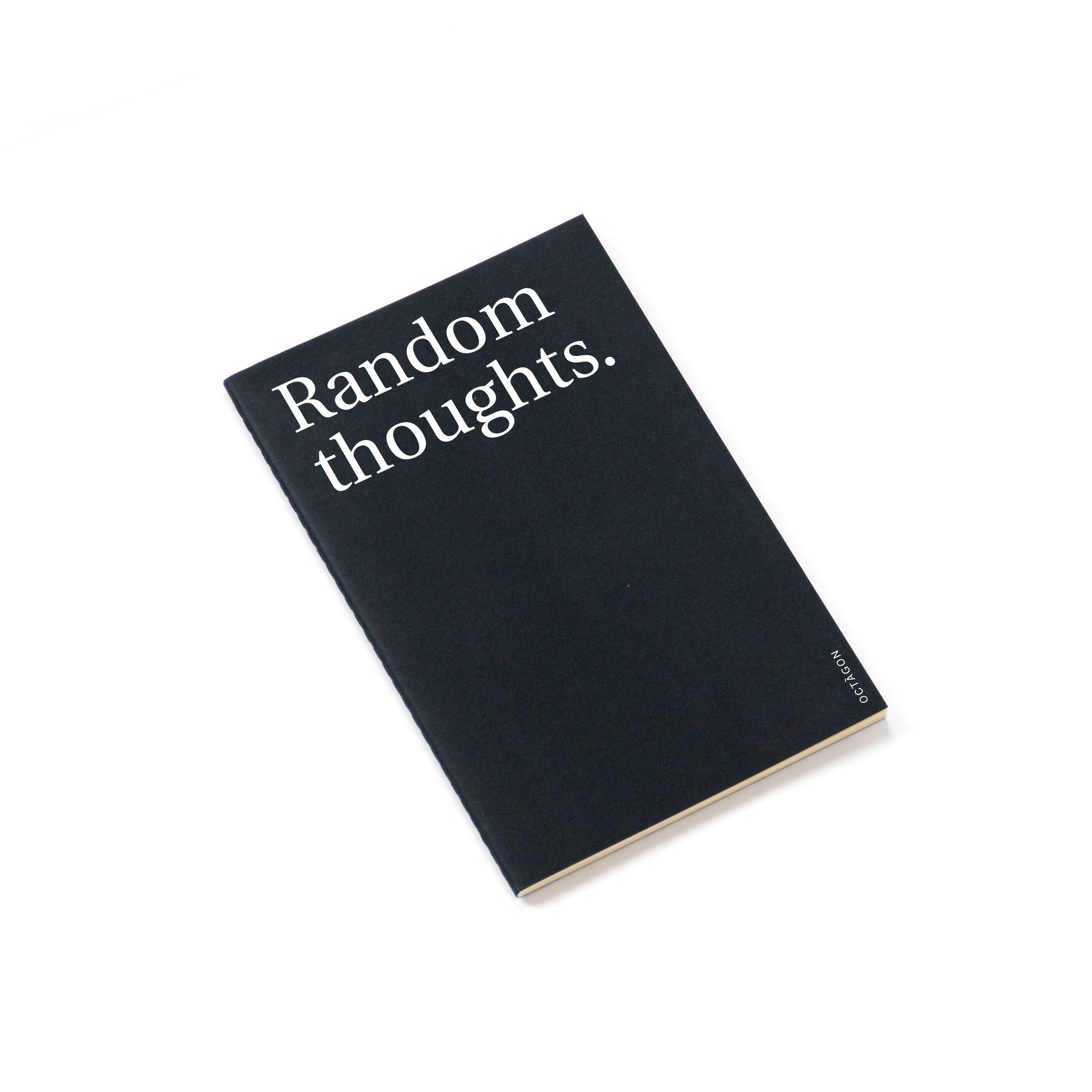 Random Thoughts · Notebook · Simil. A5 – OCTÀGON DESIGN